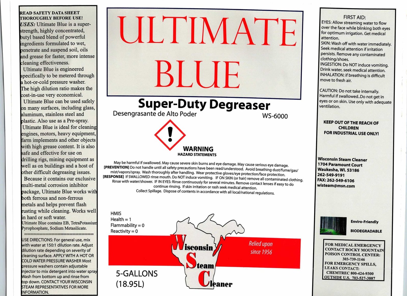 Ultimate Blue - Wisconsin Steam